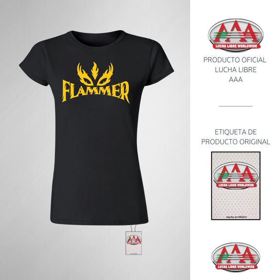 Playera Mujer Lucha Libre AAA WWE Flammer – Lucha LibreAAA